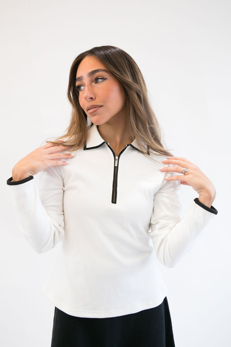 The Rachel Polo Shirt – The Modestee