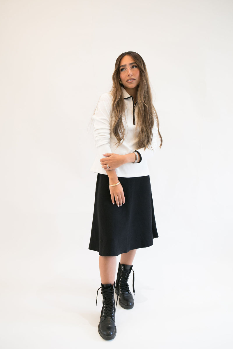 The Rachel Polo Shirt – The Modestee
